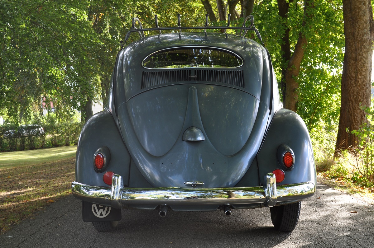 VW Beetle 1955 stratos silver till salu / for sale